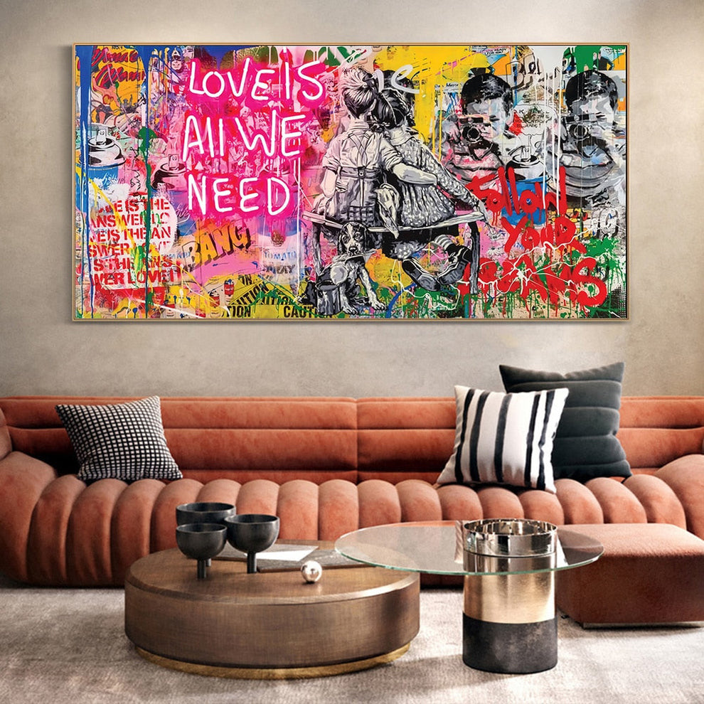 ArtZ® We Need Love Painting – ArtZMiami
