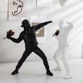ArtZ® Man Throwing Flowers Sculpture – ArtZMiami