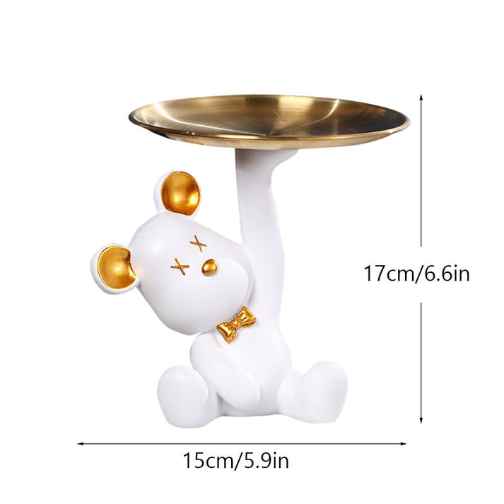 ArtZ® Bear Sculpture Table Tray – ArtZMiami